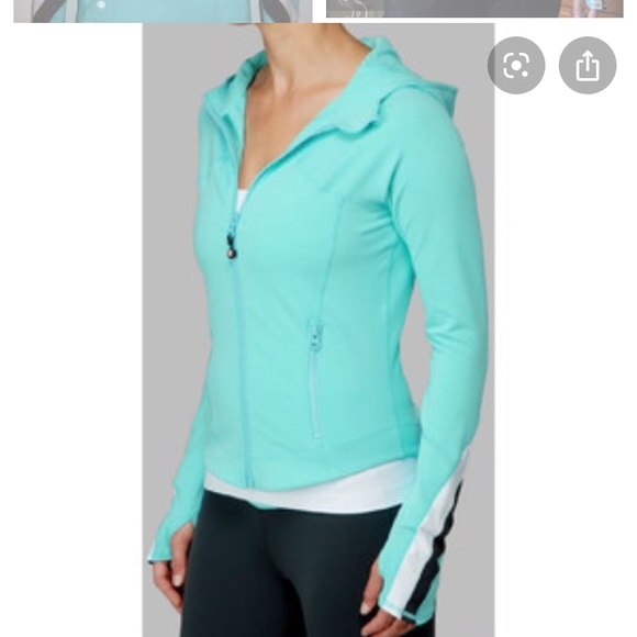 lululemon athletica | Tops | Lululemon Half Moon Jacket Hoodie Ponytail ...